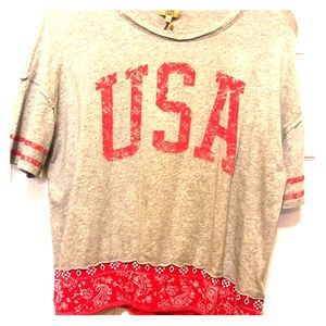 True Craft | Tops | Usa Crop Top By True Craft | Poshmark